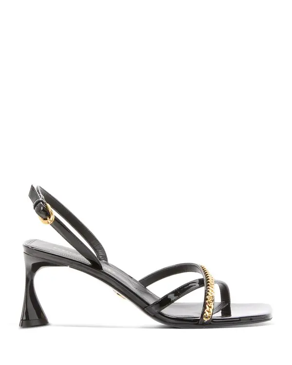 Stella McCartney Elsa Chain Strap Sandals - Black