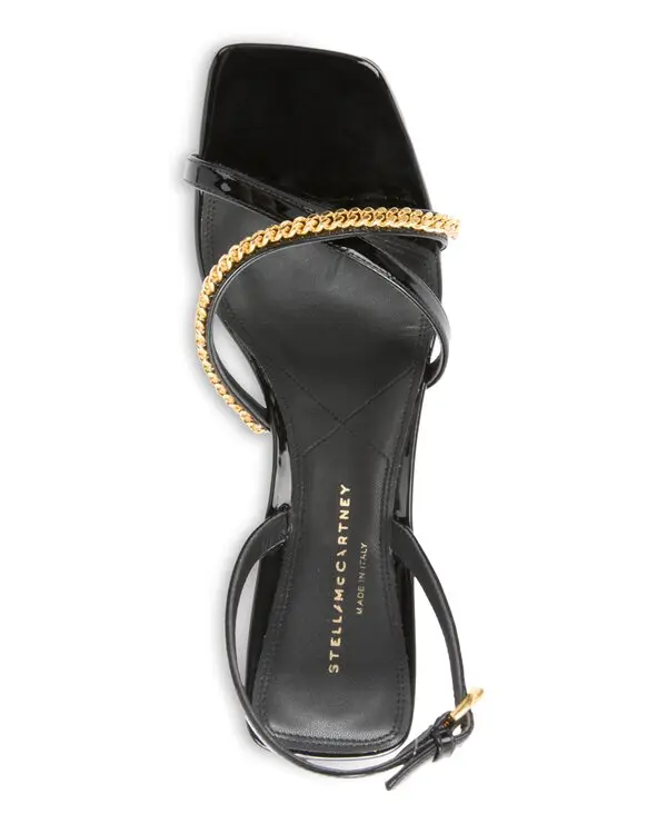 Stella McCartney Elsa Chain Strap Sandals - Black
