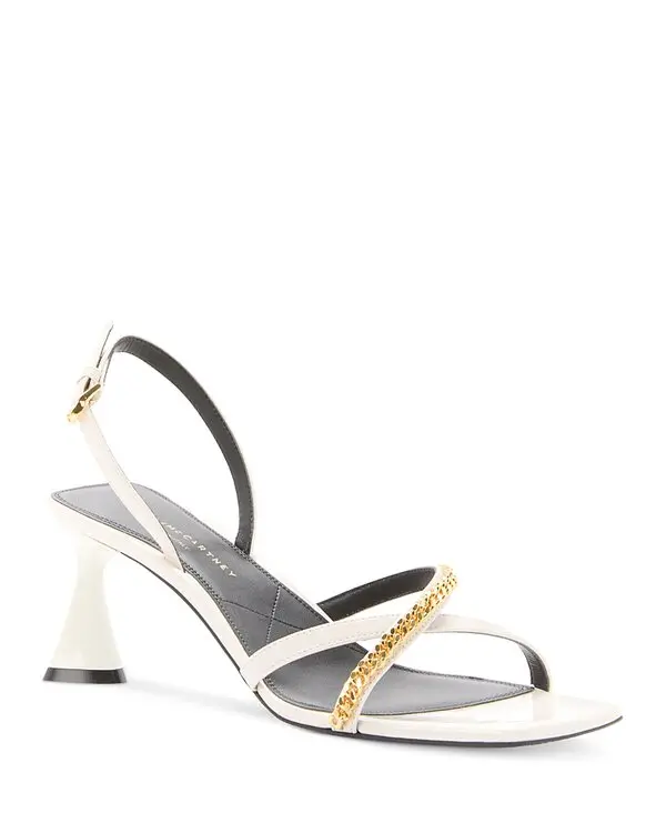Stella McCartney Elsa Chain Strap Sandals - Ivory