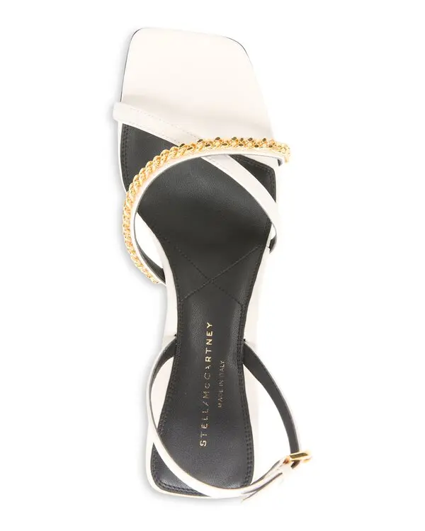 Stella McCartney Elsa Chain Strap Sandals - Ivory