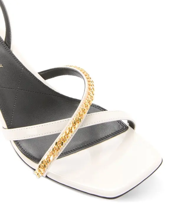 Stella McCartney Elsa Chain Strap Sandals - Ivory