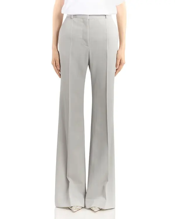 Stella McCartney Low Rise Bootcut Stripe Pants - Sage