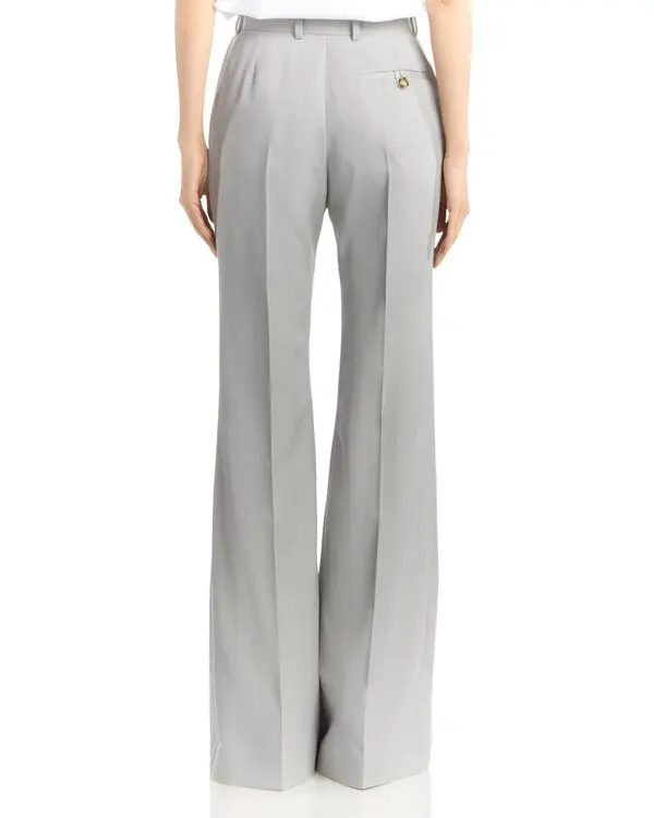 Stella McCartney Low Rise Bootcut Stripe Pants - Sage