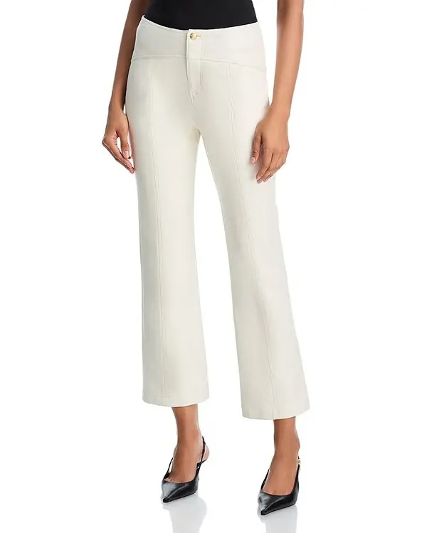 Cinq À Sept Faux Leather Quilted Loren Trousers