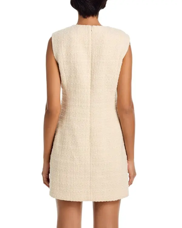 French Connection Structured Tweed Mini Dress