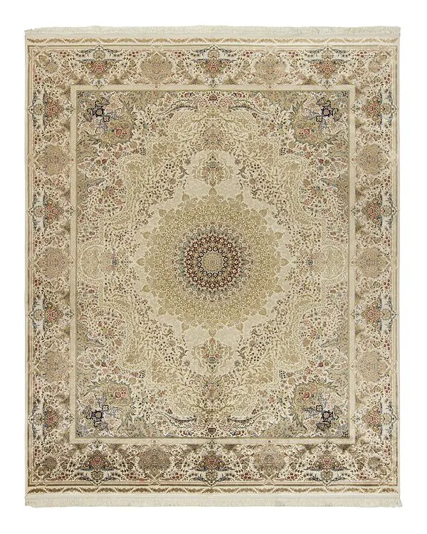 KENNETH MINK Majestic Elegance Tabriz Area Rug, 4' X 6 - Cream