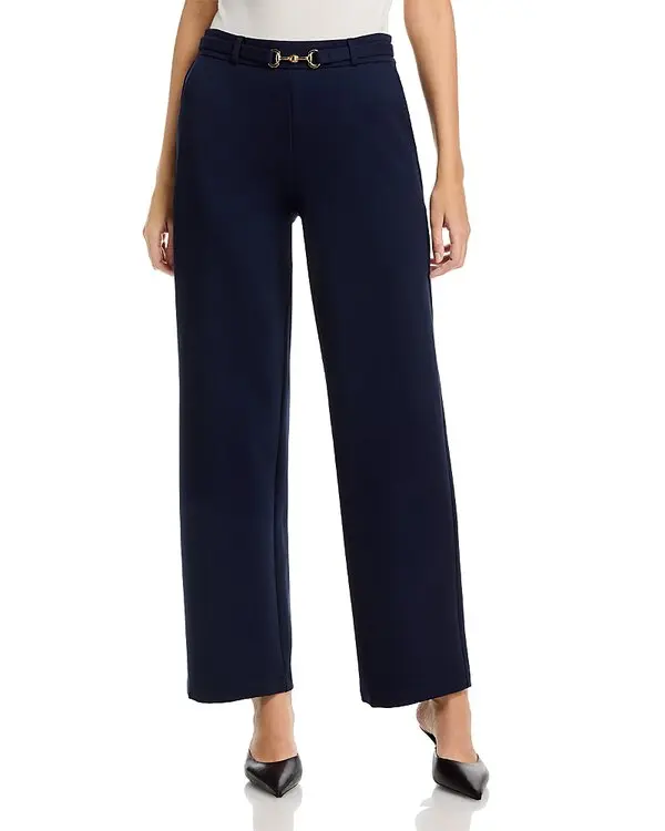 T Tahari Wide Leg Belted Pants