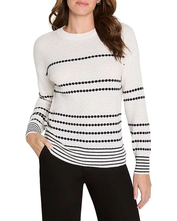 NIC+ZOE Circle Around Cotton Cashmere Sweater