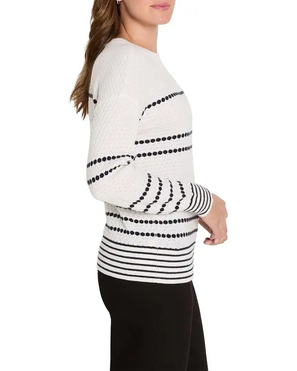NIC+ZOE Circle Around Cotton Cashmere Sweater