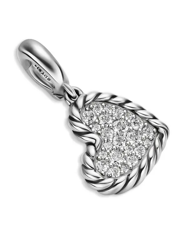 David Yurman Dy Elements Heart Pendant - Silver