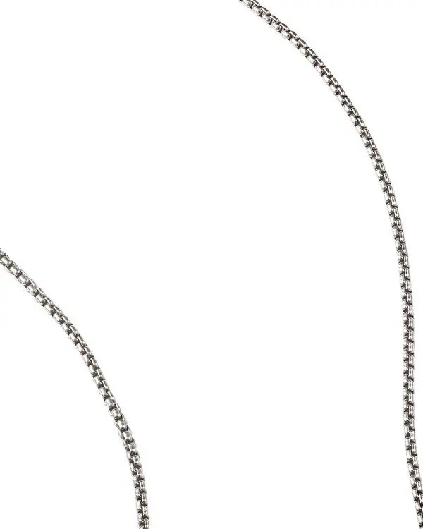David Yurman Box Chain Necklace - Silver
