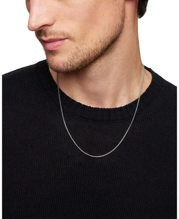 David Yurman Box Chain Necklace - Silver