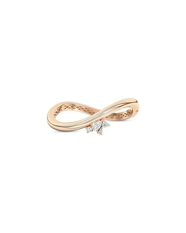 SHAHLA KARIMI Lab Grown Diamond Bangle Bracelet - Gold