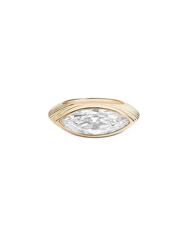SHAHLA KARIMI Luxe Collection 14k Yellow Lab Grown Diamond Ring - Gold