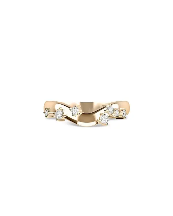 SHAHLA KARIMI 14k Yellow Lab Grown Diamond Band - Gold