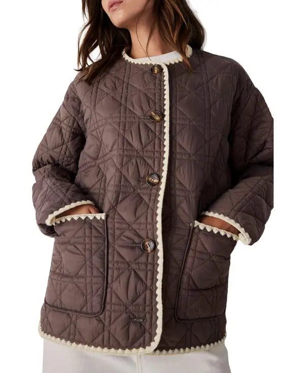 Mint Velvet Reversible Quilted Jacket