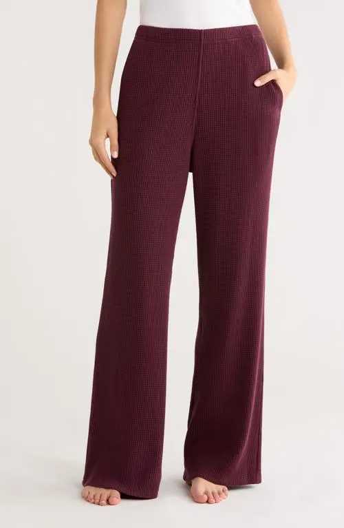 Lunya Waffle Soft Wide-leg Pants