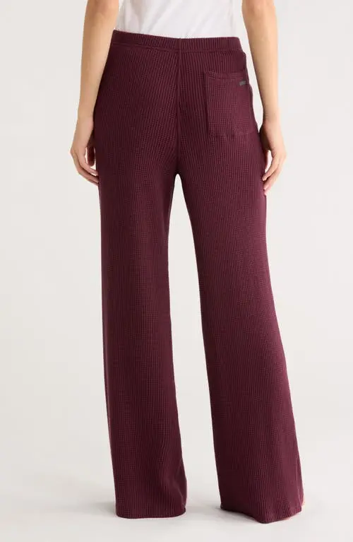 Lunya Waffle Soft Wide-leg Pants