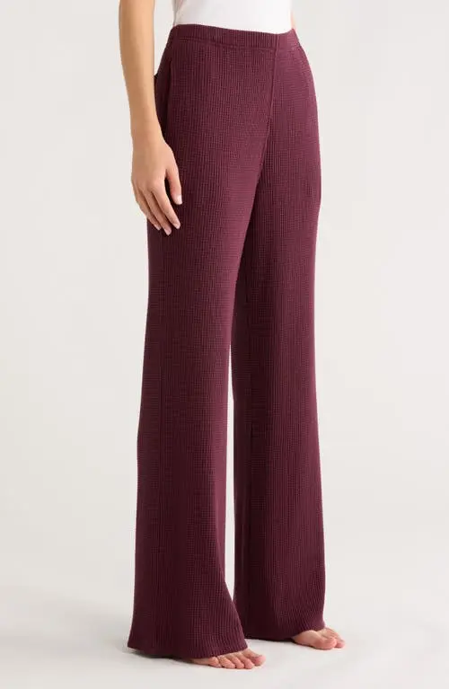Lunya Waffle Soft Wide-leg Pants