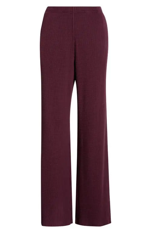 Lunya Waffle Soft Wide-leg Pants