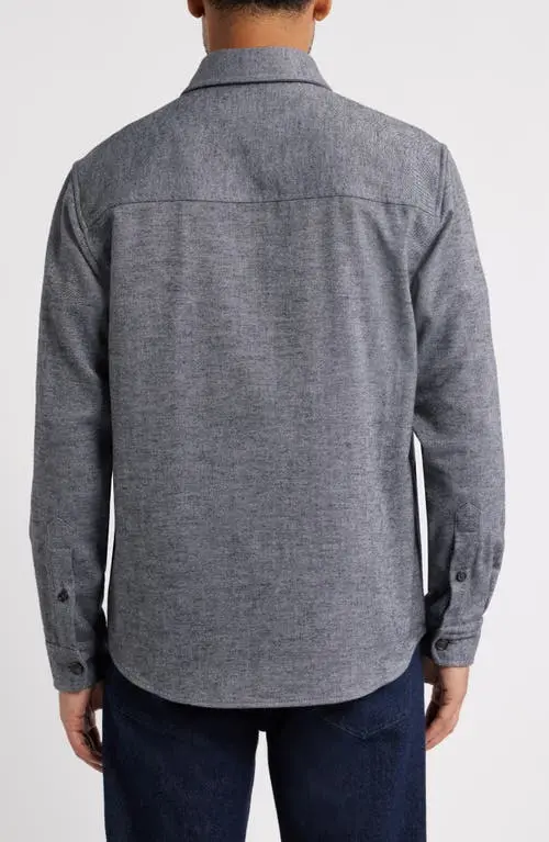 BOSS Owen Relaxed Fit Cotton Button-up Shirt - Silver