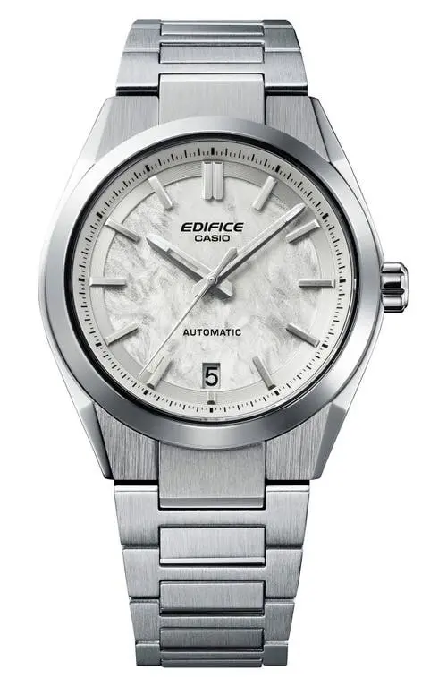 Casio Edifice Automatic Bracelet Watch - Silver