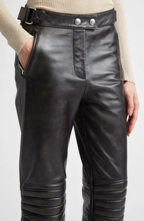 STAND STUDIO Heleen Leather Trousers