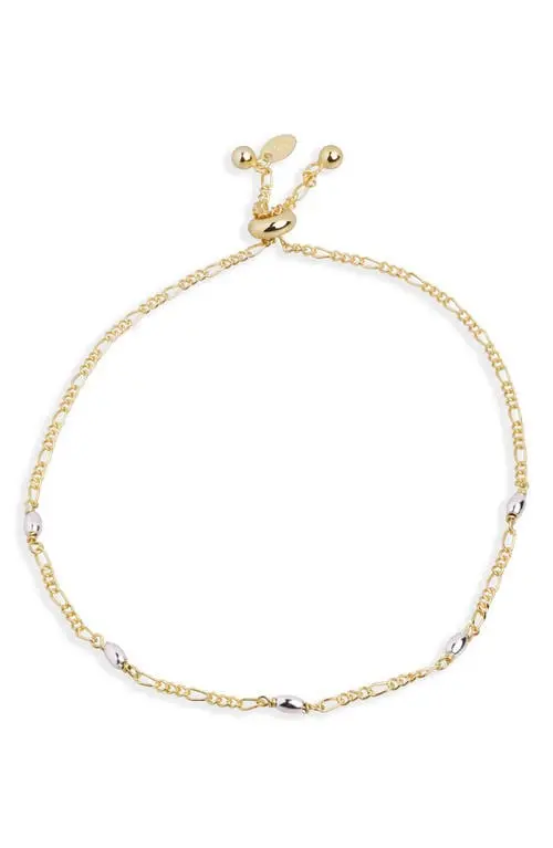 Argento Vivo Bead & Link Bracelet - Two Tone