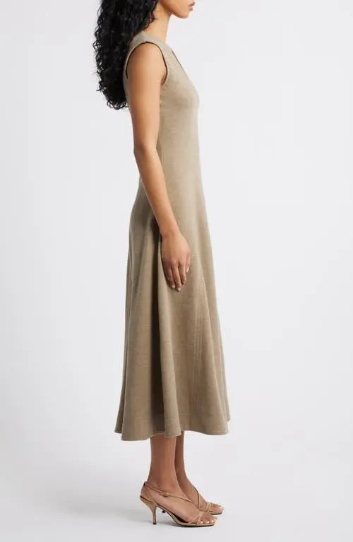 FREEMARKET Sleeveless A-line Knit Dress