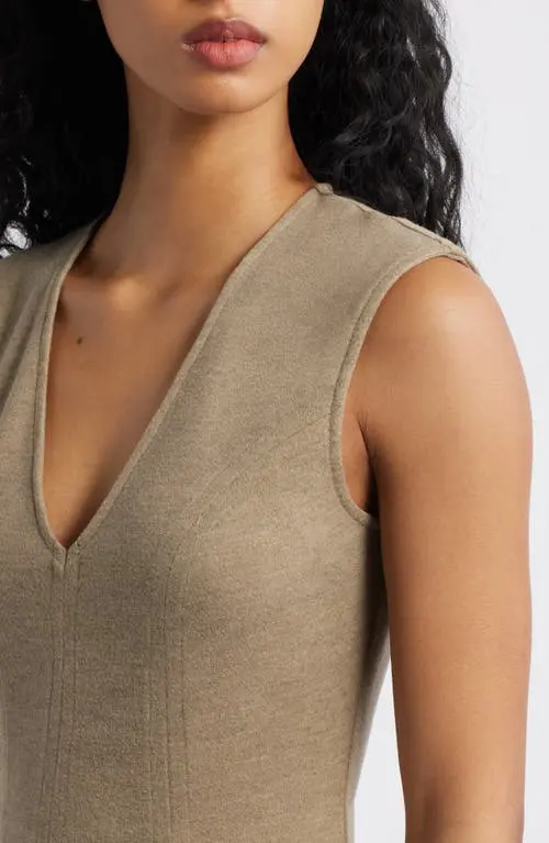 FREEMARKET Sleeveless A-line Knit Dress
