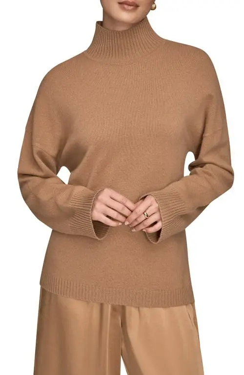 Donna Karan New York Wool And Cashmere Turtleneck Sweater