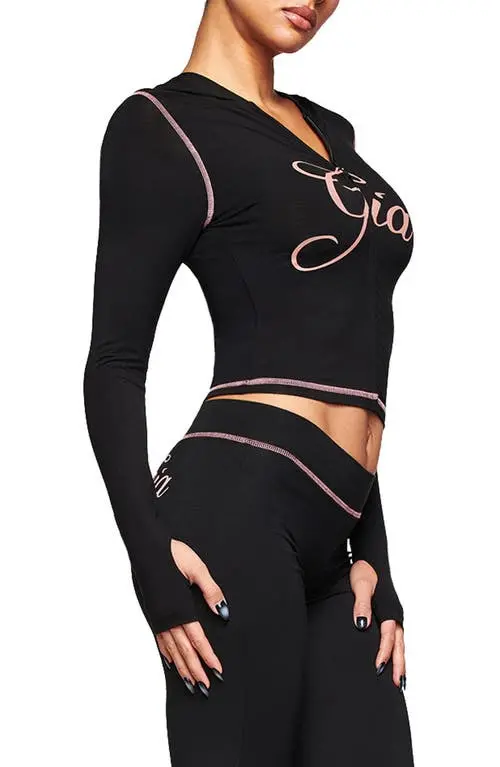 I.AM.GIA Blare Cropped Hoodie