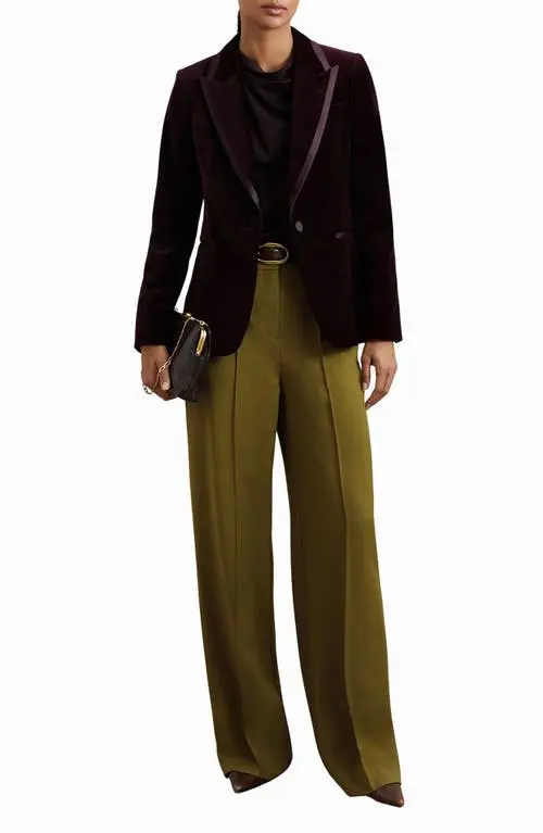 REISS Luisa Pintuck Tapered Pants