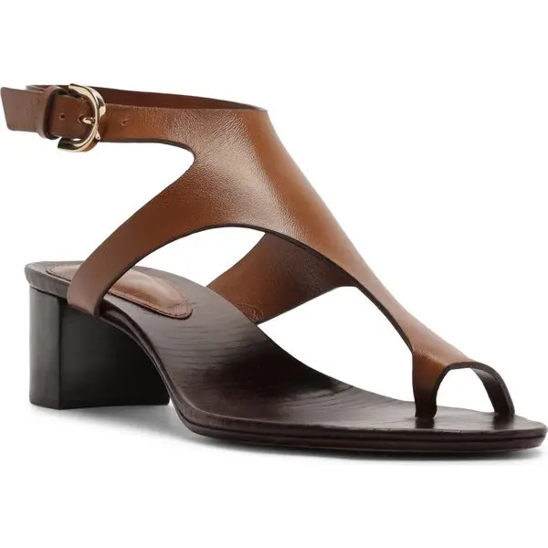 ALEXANDRE BIRMAN Eliah Block Heel Sandal - Espresso