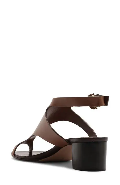 ALEXANDRE BIRMAN Eliah Block Heel Sandal - Espresso