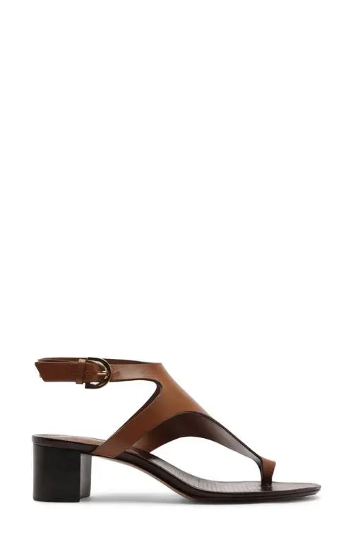 ALEXANDRE BIRMAN Eliah Block Heel Sandal - Espresso