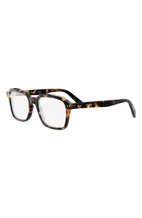 Celine 52mm Thin Square Optical Glasses