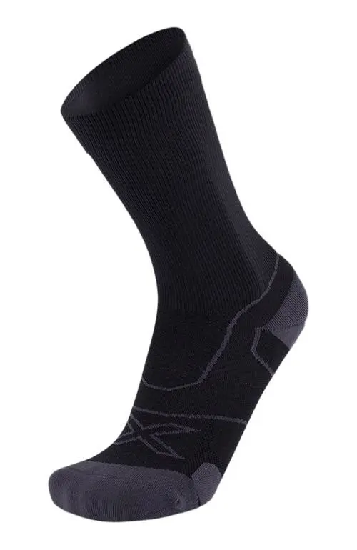 2xu Vectr Cushion Crew Socks - Black/titanium