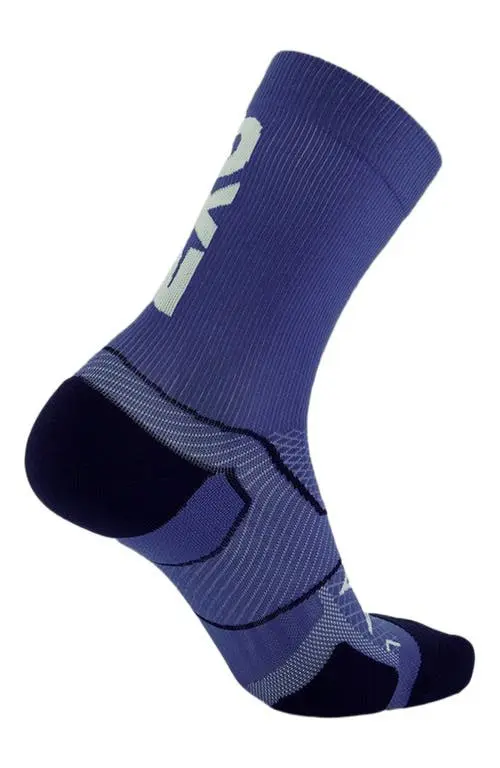 2xu Vectr Cushion Crew Socks - Future Dusk/white