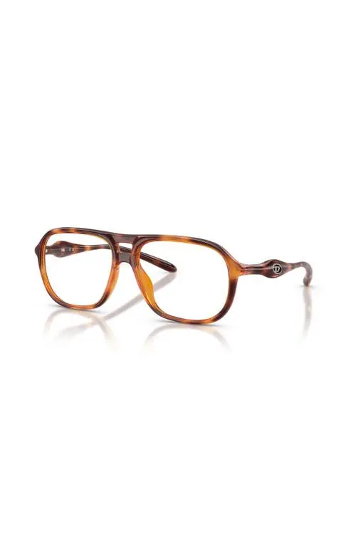 DIESEL® 56mm Oval Optical Glasses - Tortoise