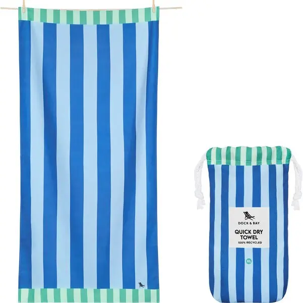 DOCK & BAY Beach Towel - Blue Sky