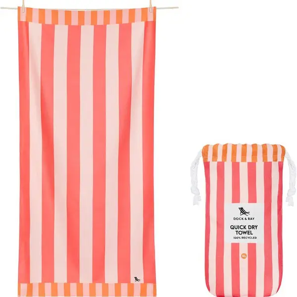 DOCK & BAY Beach Towel - Raspberry Road