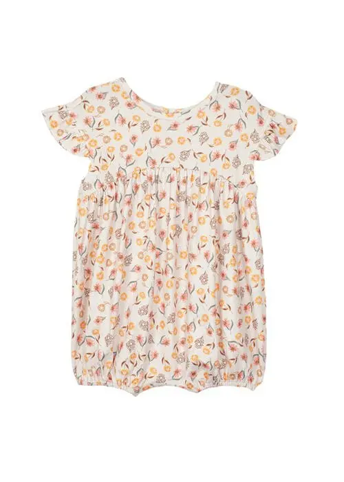 MABEL + HONEY Golden Hour Baby Romper - Brown