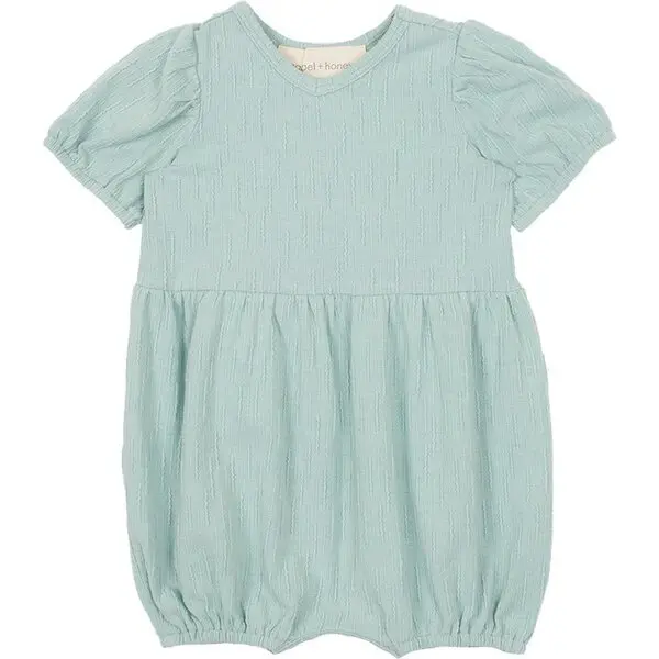 MABEL + HONEY Crystal Baby Romper - Blue