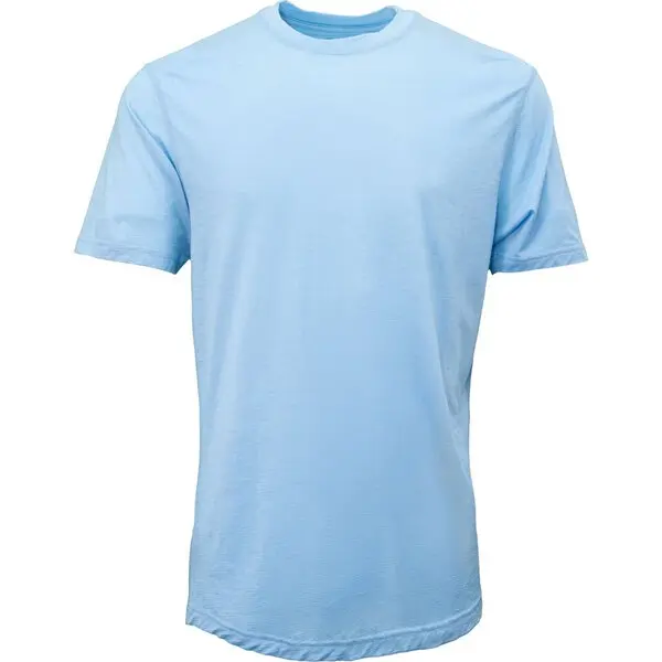 LORDS OF HARLECH Cassius Merino Wool Jersey Crew Neck T-shirt - Blue