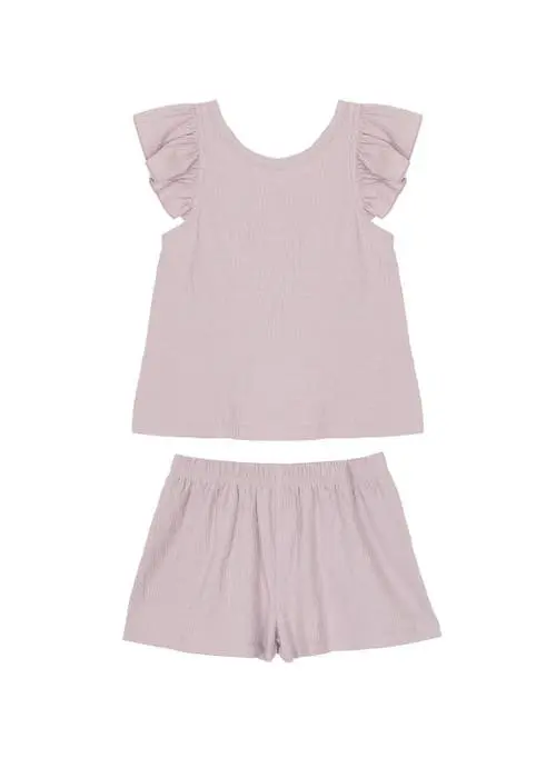 MABEL + HONEY Two-piece Set With Flutter Sleeves
