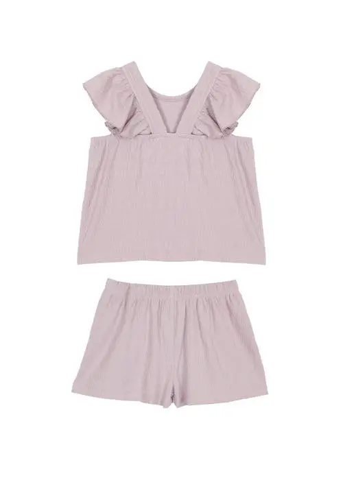 MABEL + HONEY Two-piece Set With Flutter Sleeves
