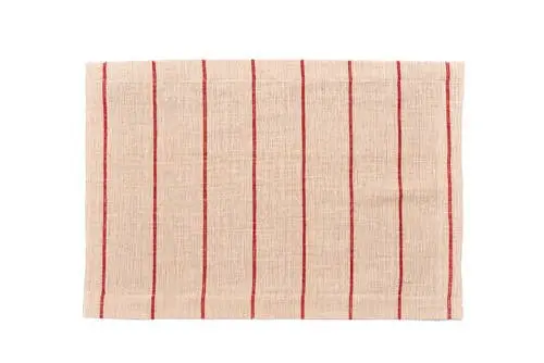 CAROL & FRANK Jute Placemat Collection - Red