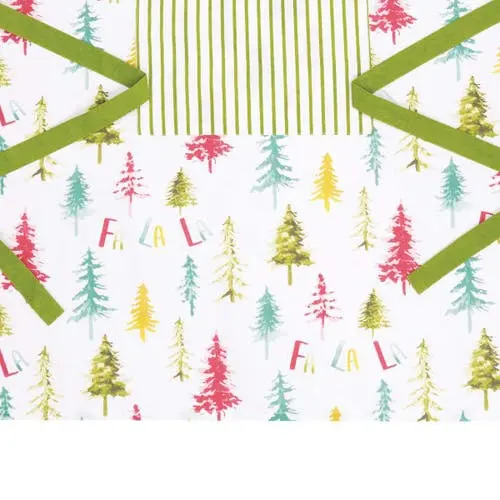 CAROL & FRANK Winter Wonderland Trees 100% Cotton Christmas Apron