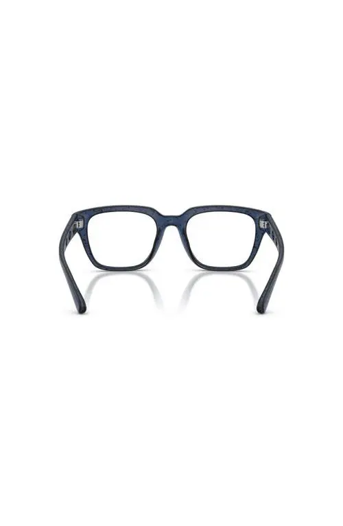DIESEL® 52mm Square Optical Glasses - Blue
